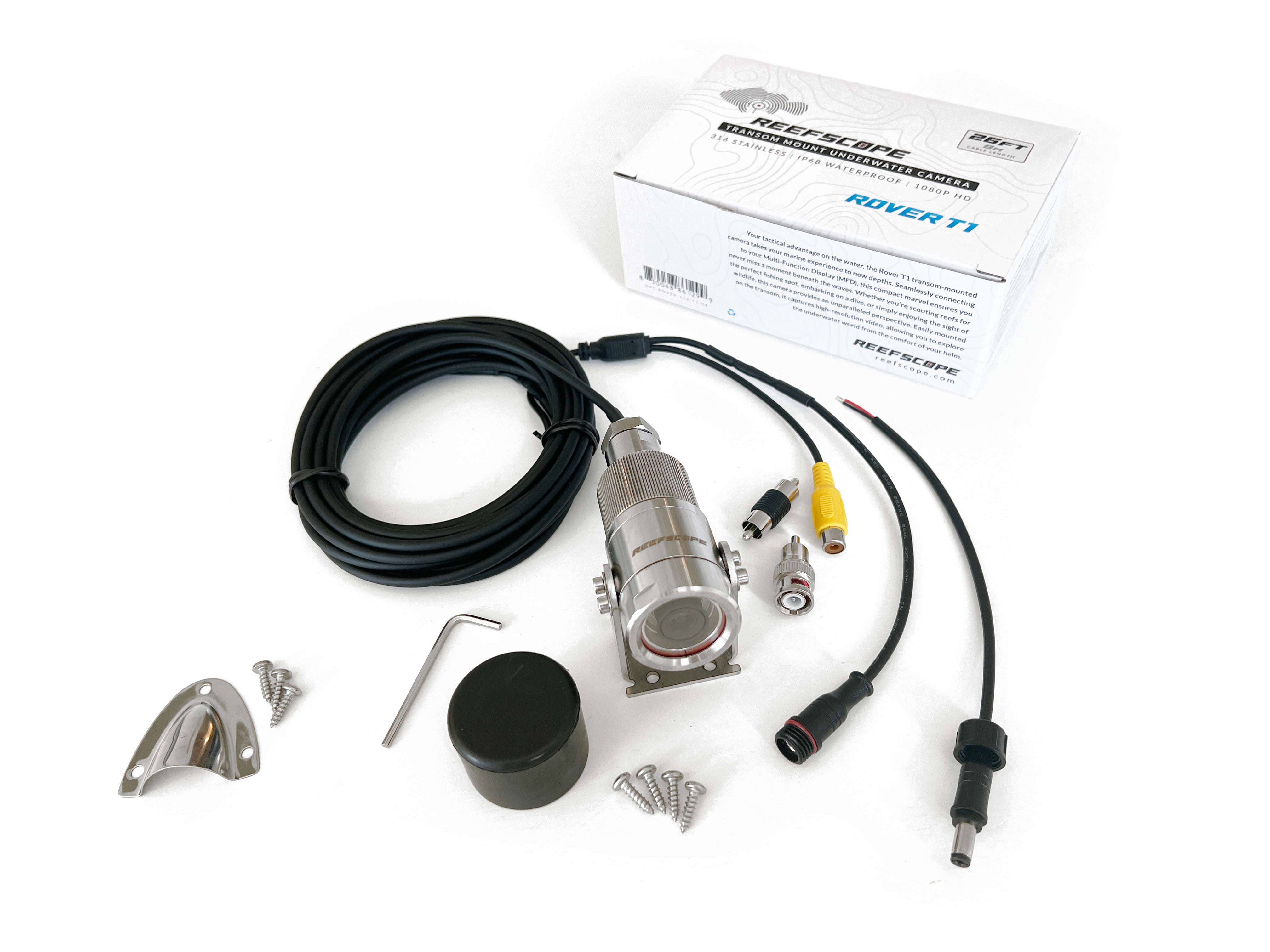 Rover T1 - Transom Mount Underwater Camera – ReefScope